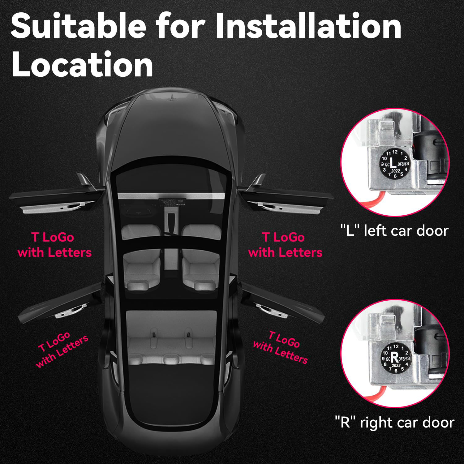 GetUSCart- Farmogo Door Lights Logo Projector Puddle Lights Ultra ...