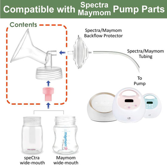 GetUSCart- Maymom Pump Part Compatible with Spectra/Ameda Luna Pumps ...