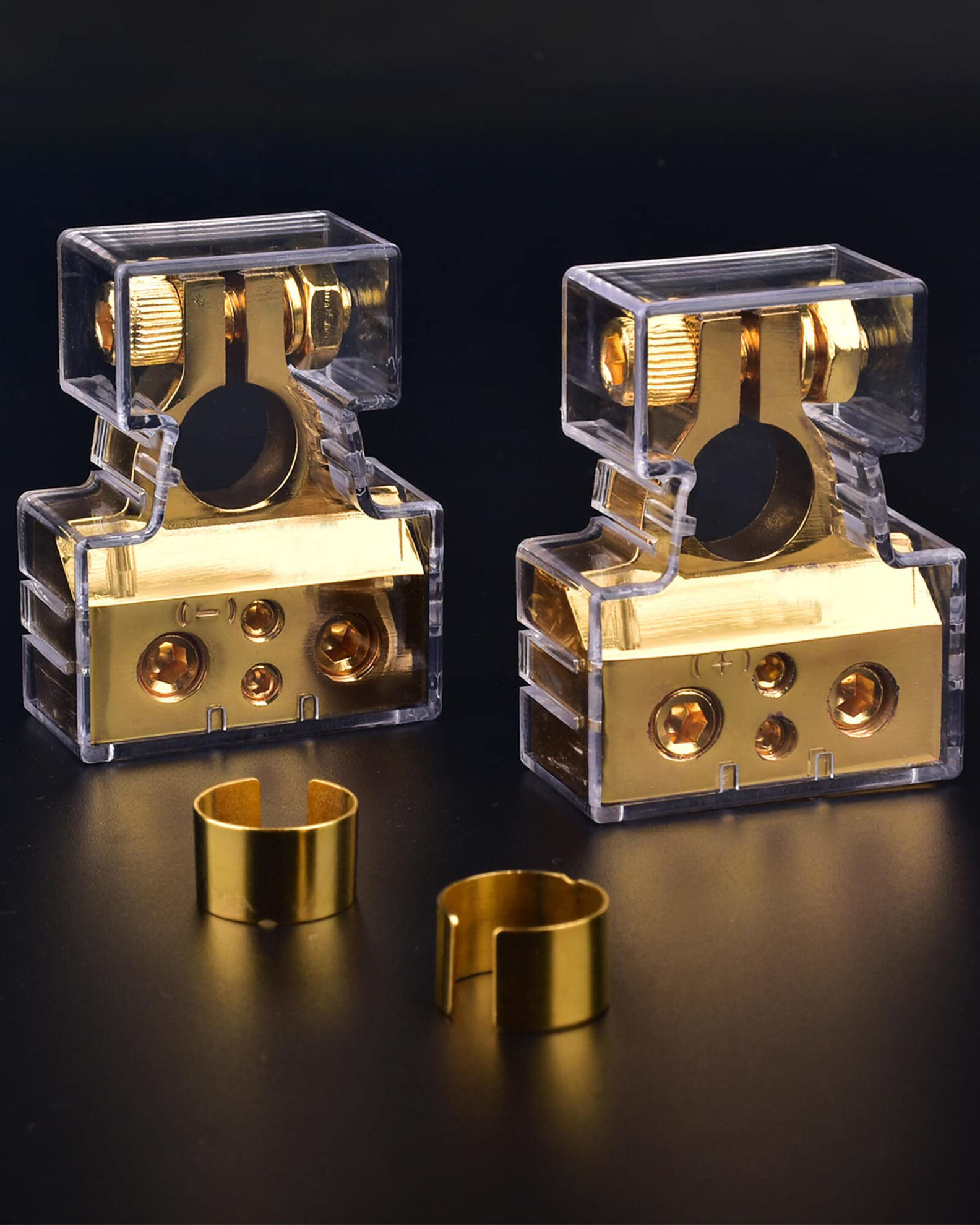 GetUSCart- SUNMORN Battery Post Terminals, 0/2/4/6/8 AWG Inputs Battery ...