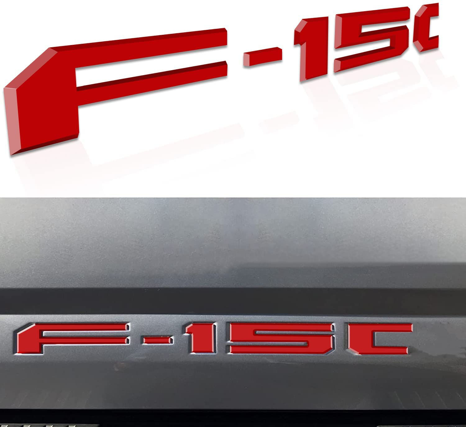 GetUSCart- Tailgate Insert Letters Compatible for F15o 2021 2022 2023 ...