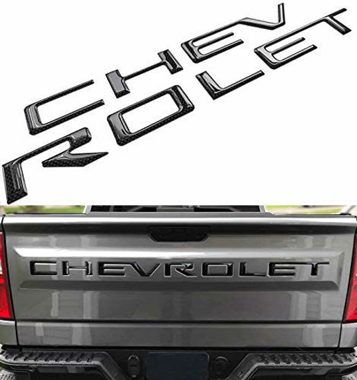 GetUSCart- Tailgate Insert Letters Compatible for 2019-2020 Chevrolet ...