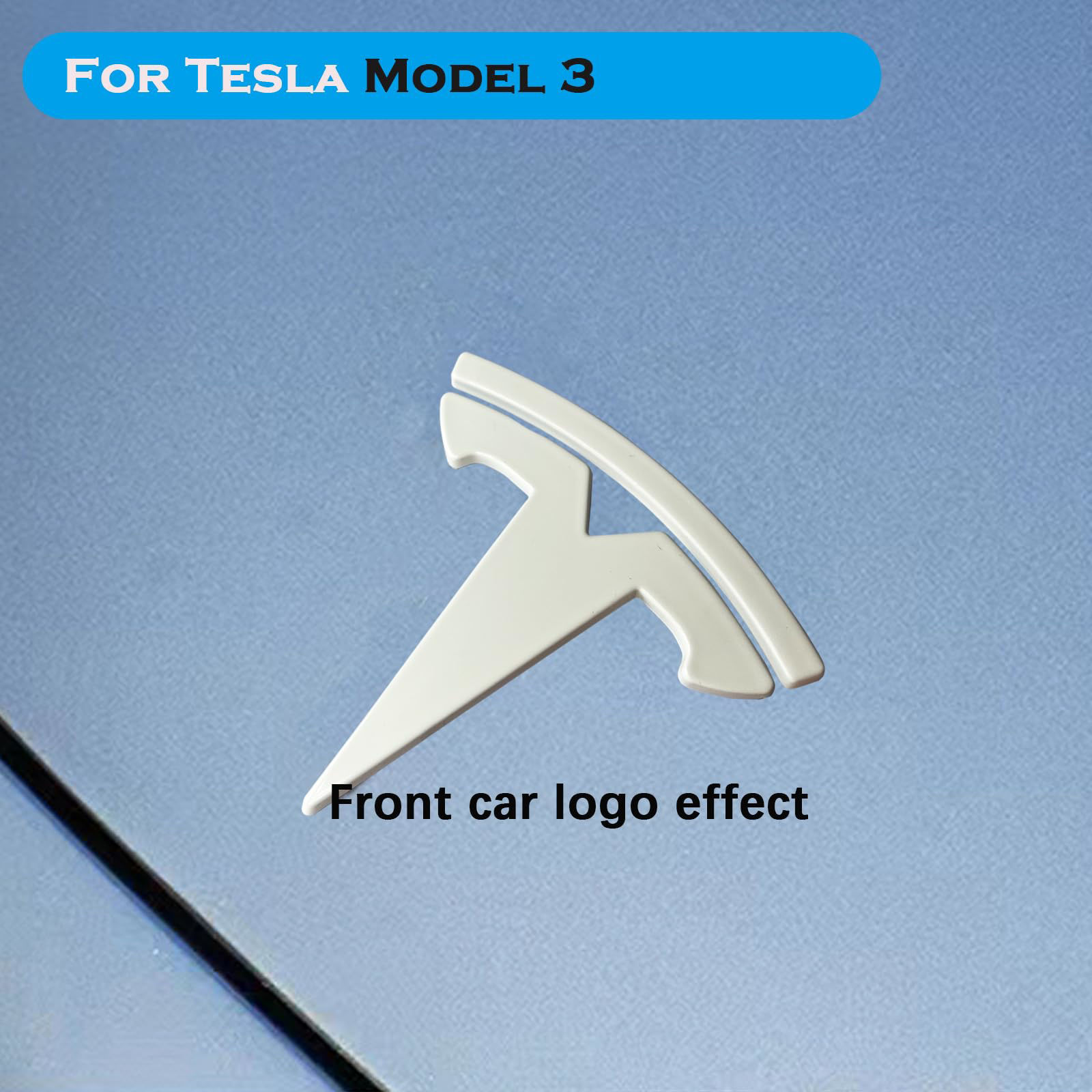 GetUSCart- YHCDSEA Model 3 Front Trunk/Rear Trunk Logo Sticker Badge ...